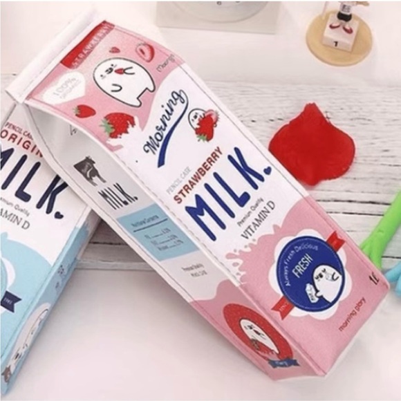 unbranded | Bags | Lot Of 2 New Soft Vinyl Milk Carton Kawaii Cute ...